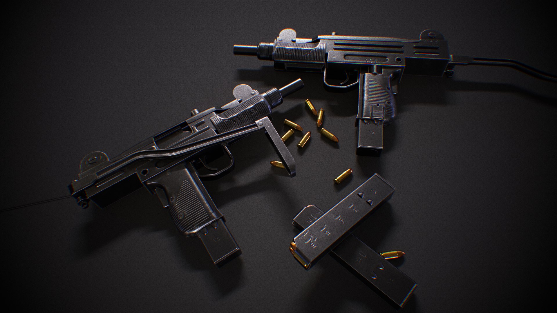 Mini UZI Gun 3D Model - TurboSquid 2067112