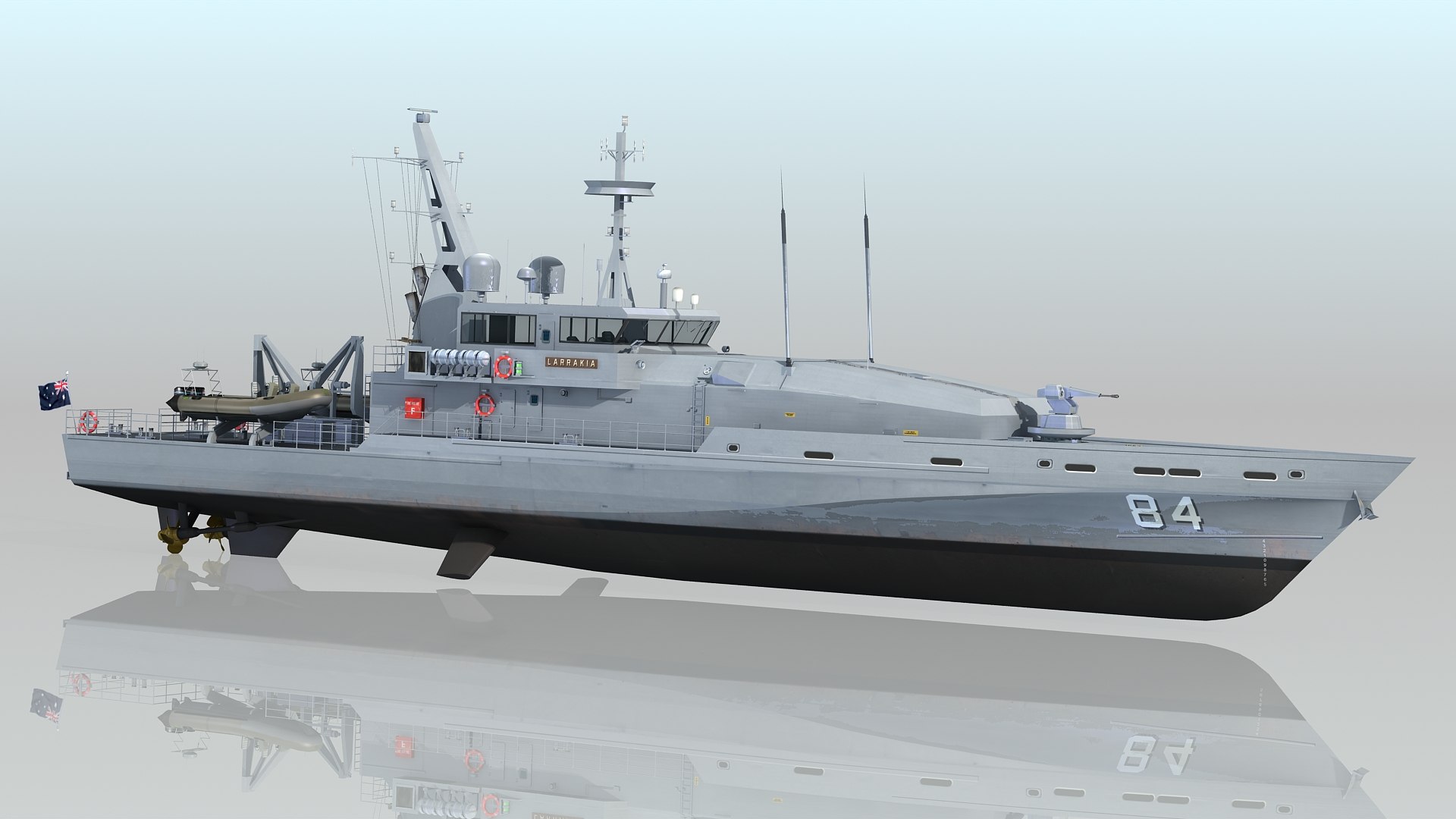 HMAS Larrakia II P84 Patrol Boat 3D - TurboSquid 1900700