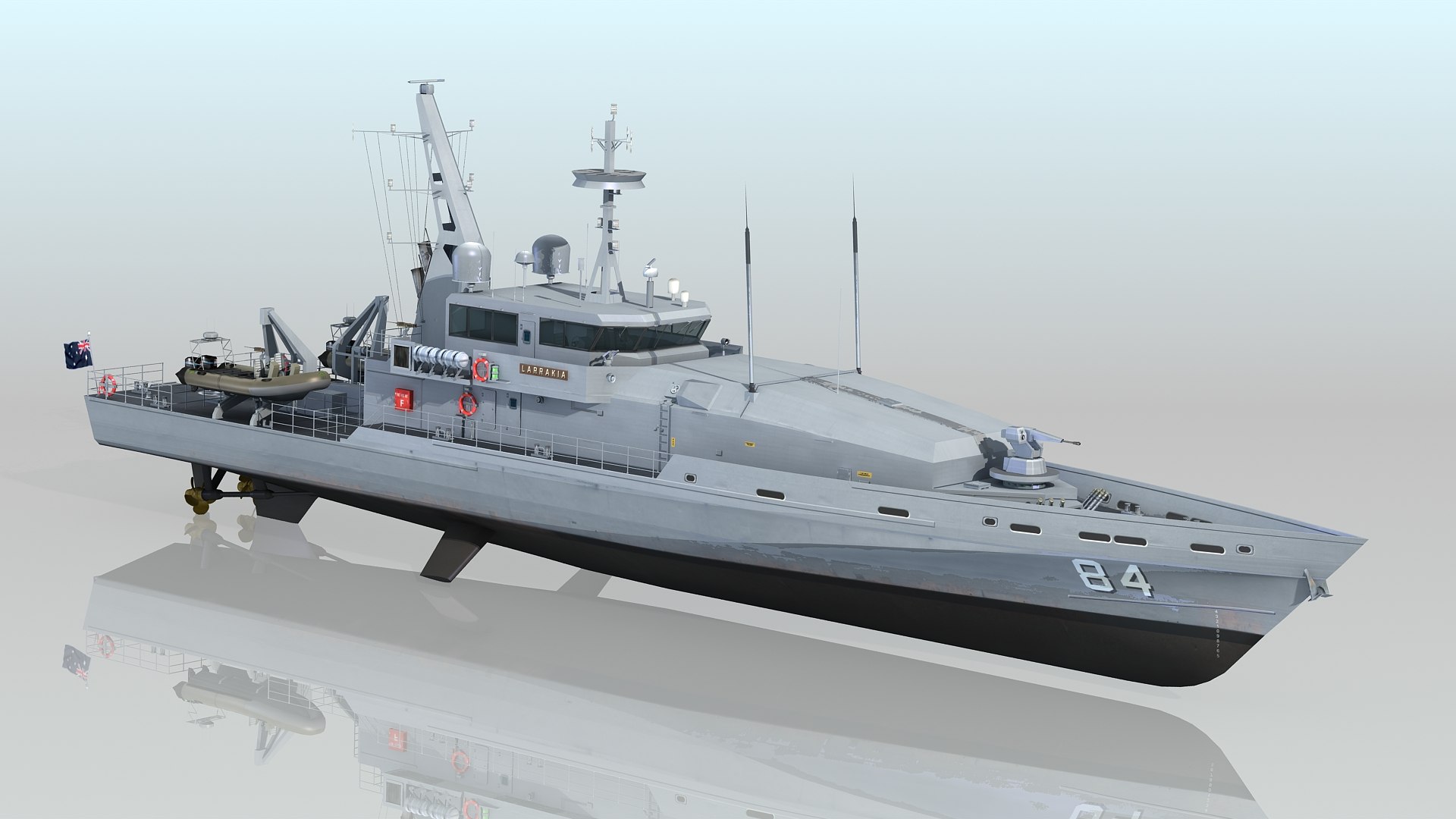 HMAS Larrakia II P84 Patrol Boat 3D - TurboSquid 1900700