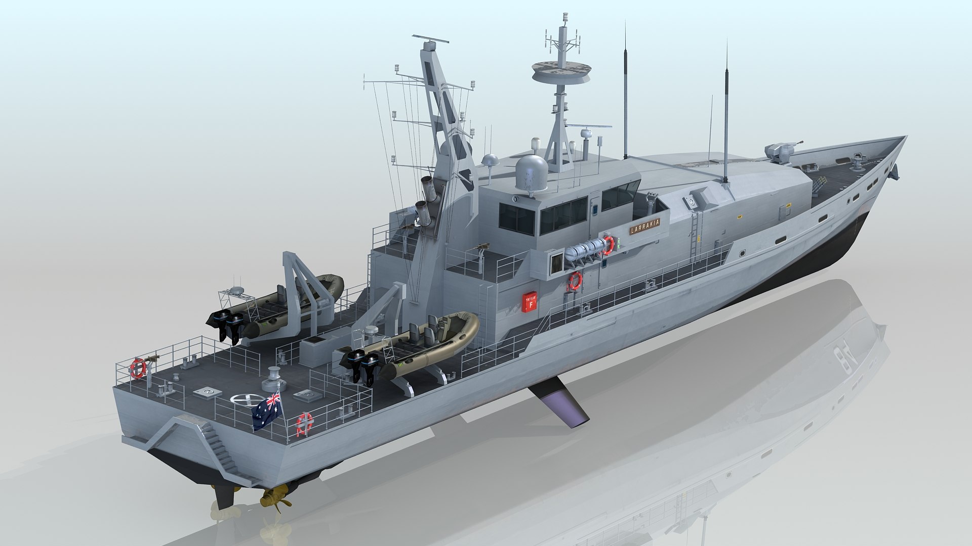 HMAS Larrakia II P84 Patrol Boat 3D - TurboSquid 1900700