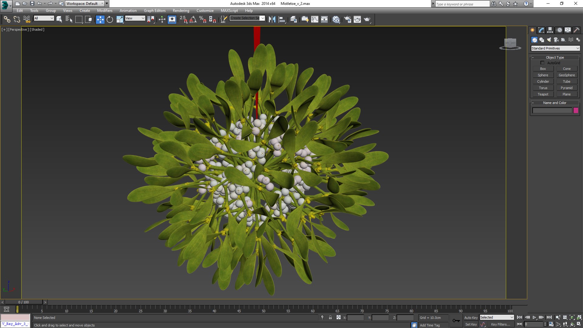 3D Mistletoe V 2 Model - TurboSquid 1804816