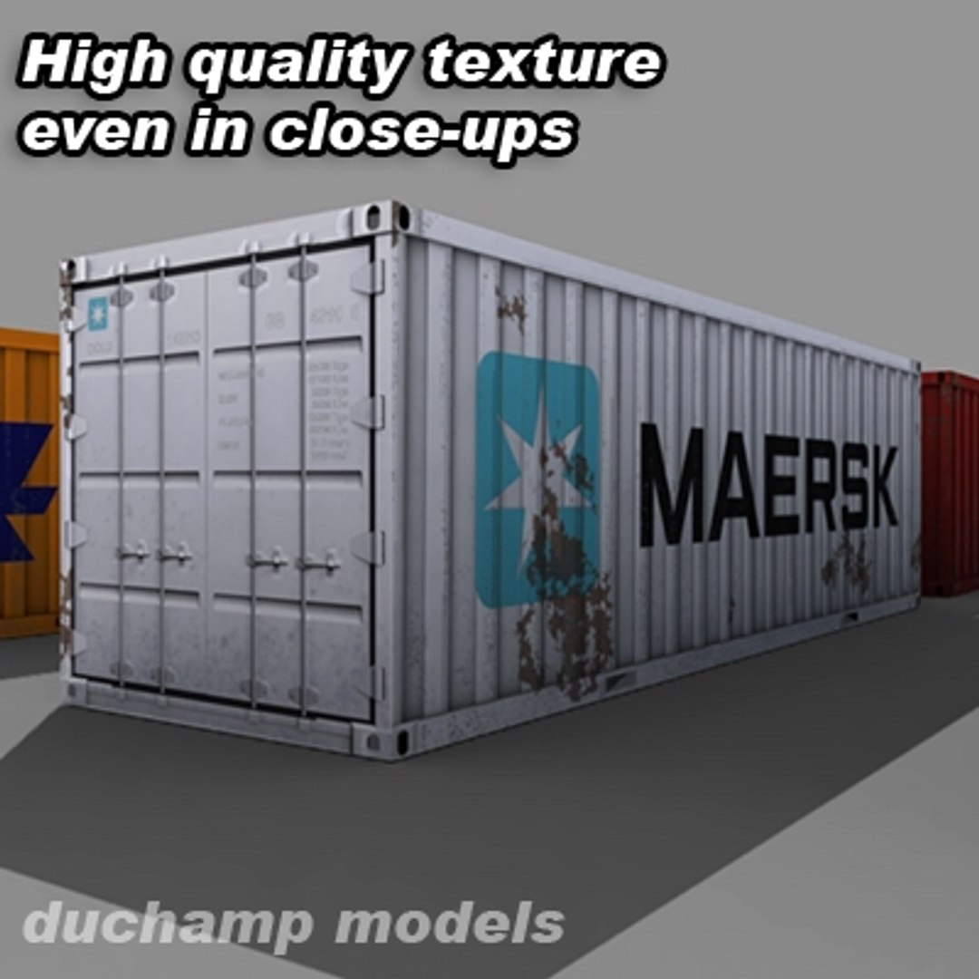 Iso Containers 3d Model