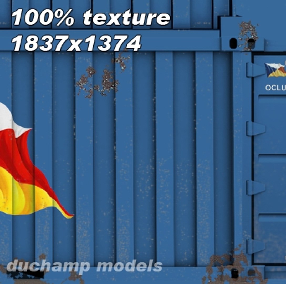 Iso Containers 3d Model