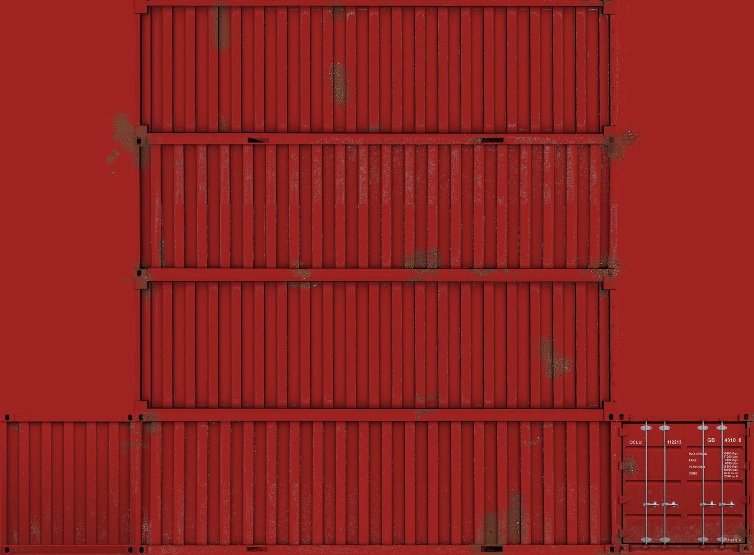Iso Containers 3d Model