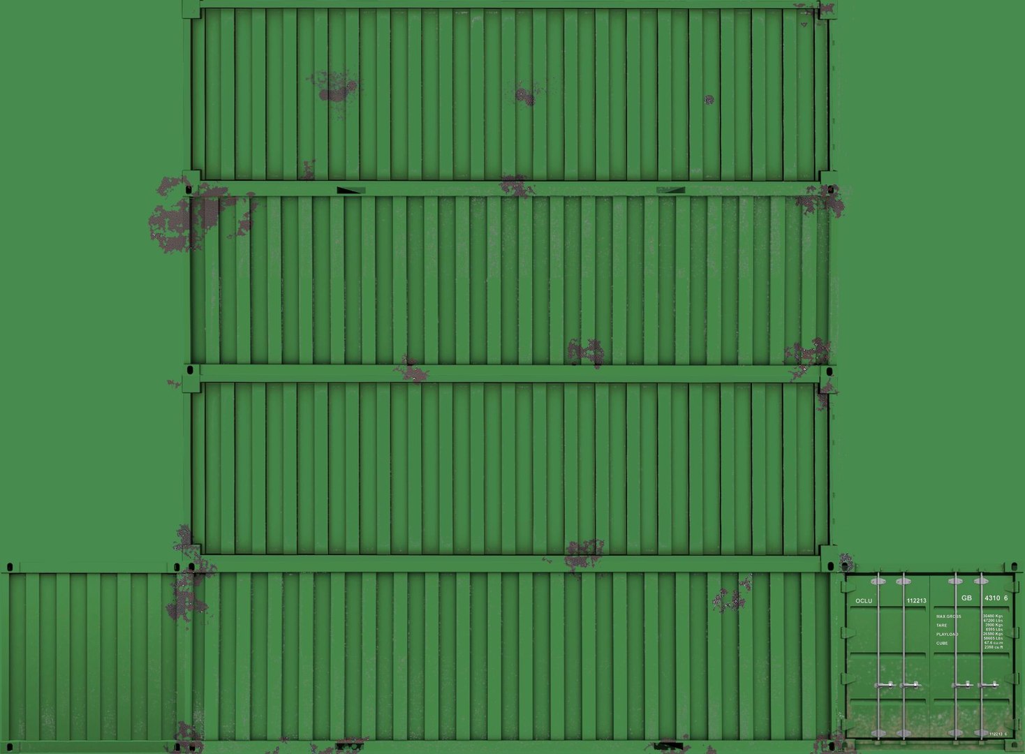 Iso Containers 3d Model
