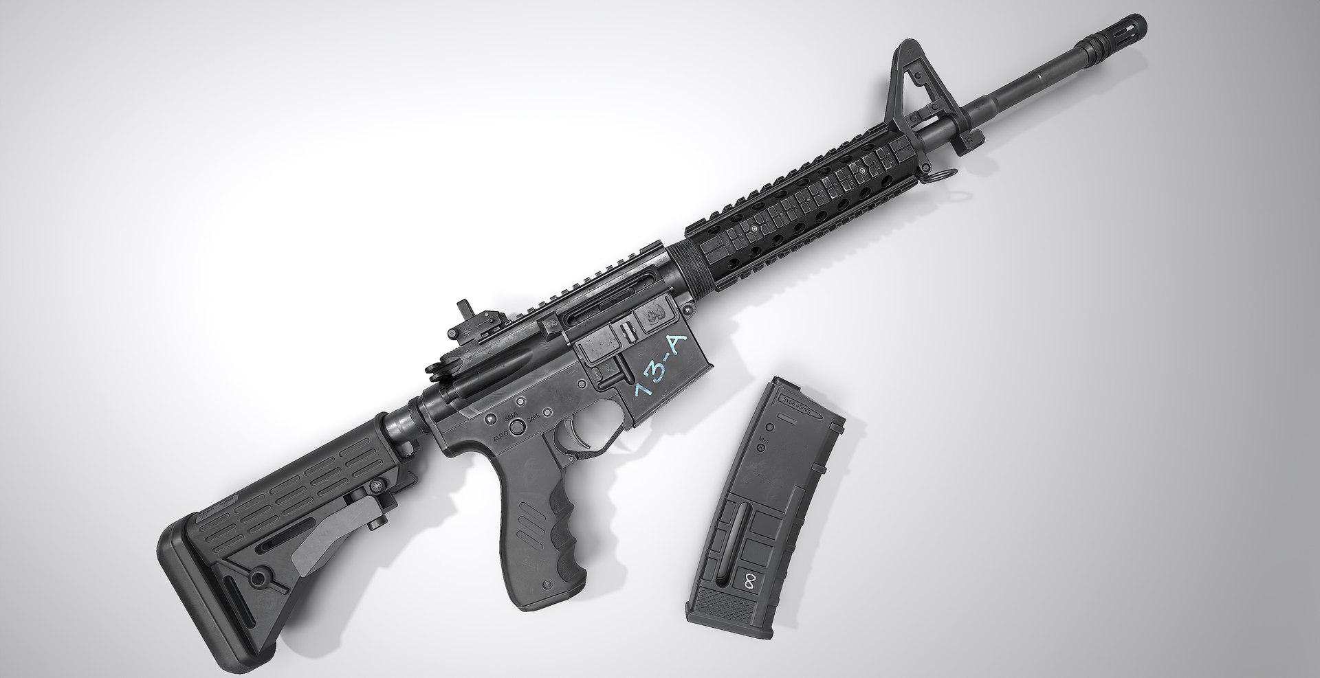 M4A1 3D Model - TurboSquid 2085747