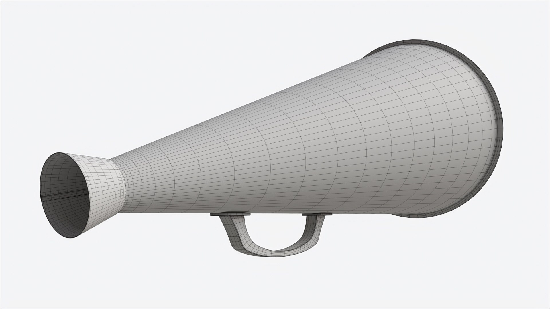 Vintage Metal Megaphone 3D Model - TurboSquid 2073352