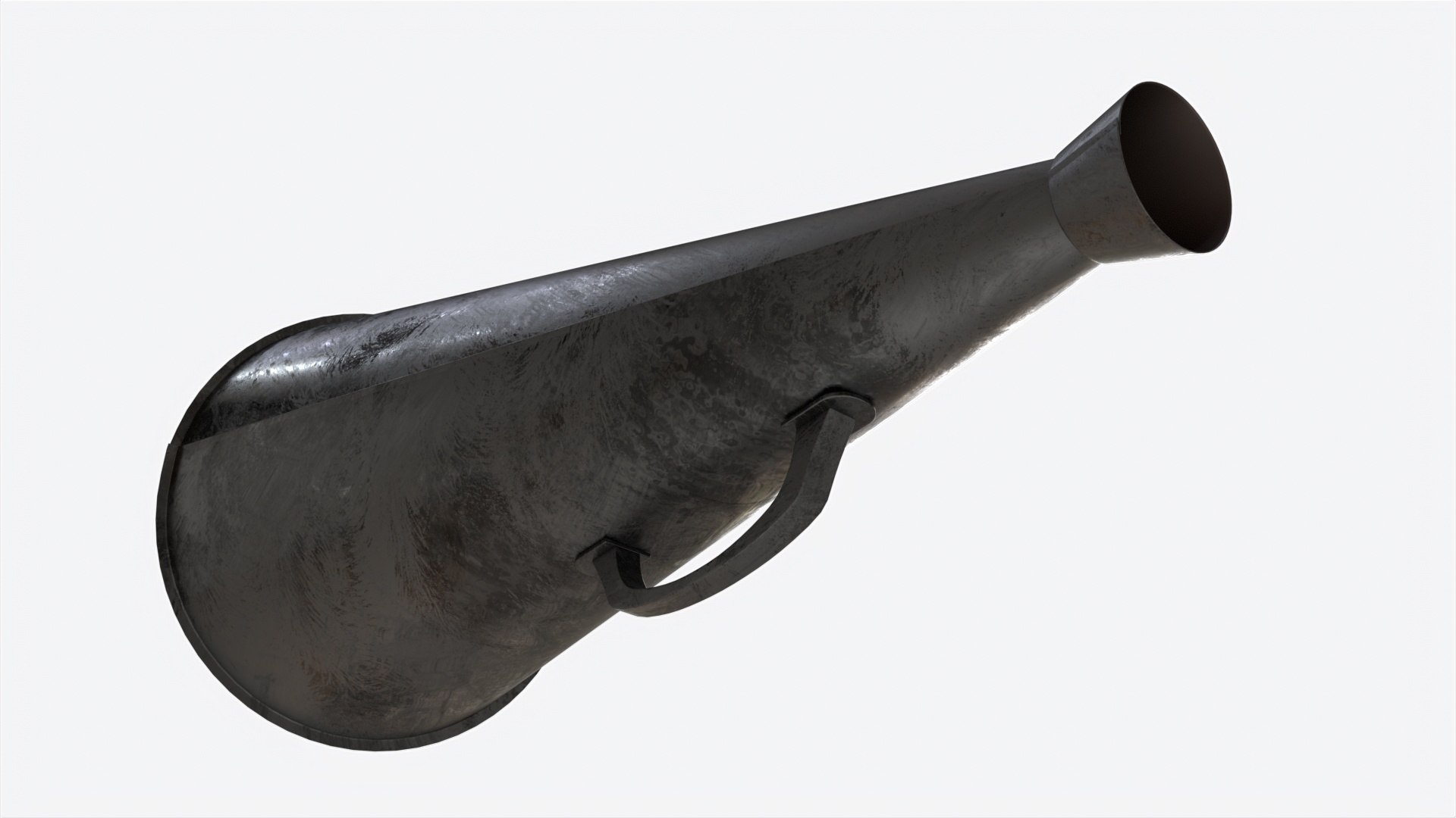 Vintage Metal Megaphone 3D Model - TurboSquid 2073352