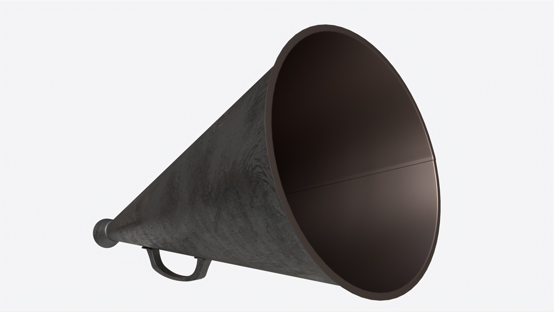 Vintage Metal Megaphone 3D Model - TurboSquid 2073352