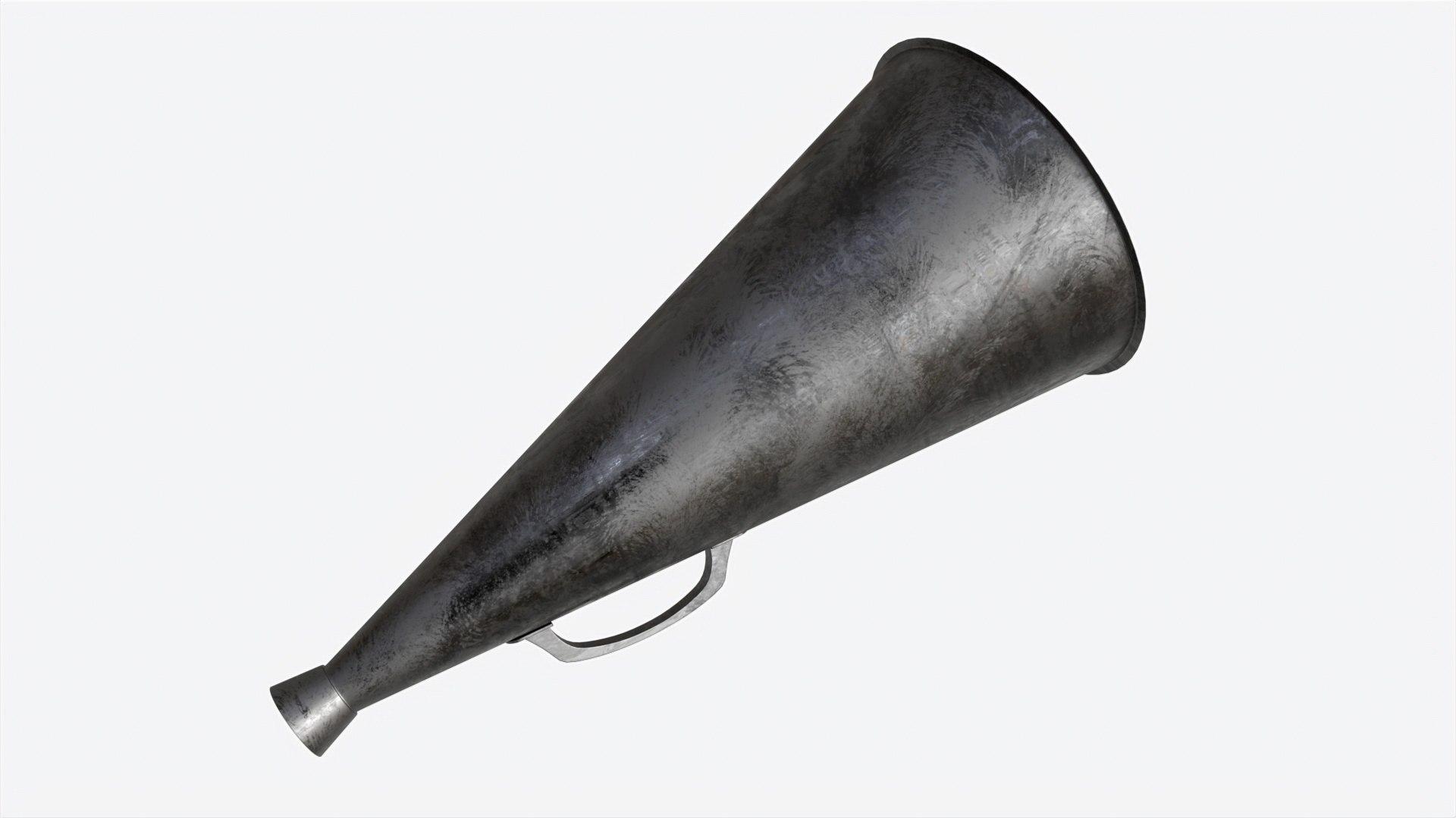 Vintage Metal Megaphone 3D Model - TurboSquid 2073352