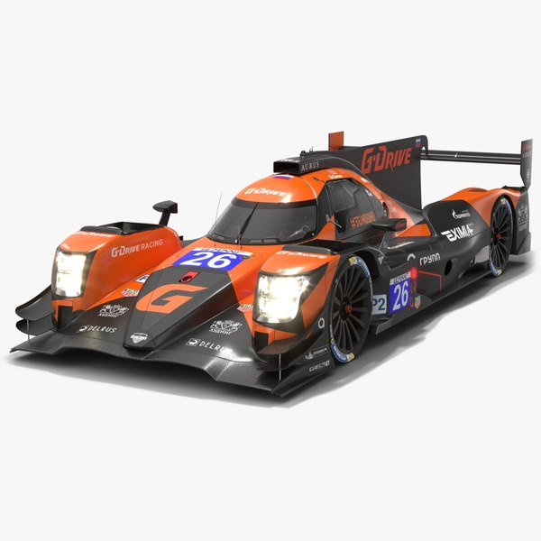3dsmax sports racing car lmp2