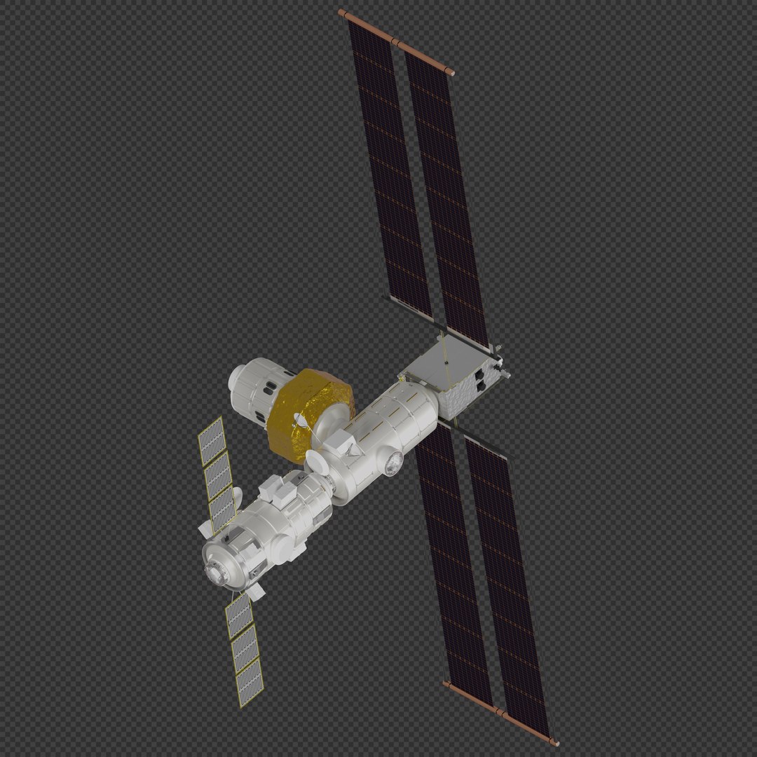 3D Lunar Gateway Space Station Model - TurboSquid 2131442