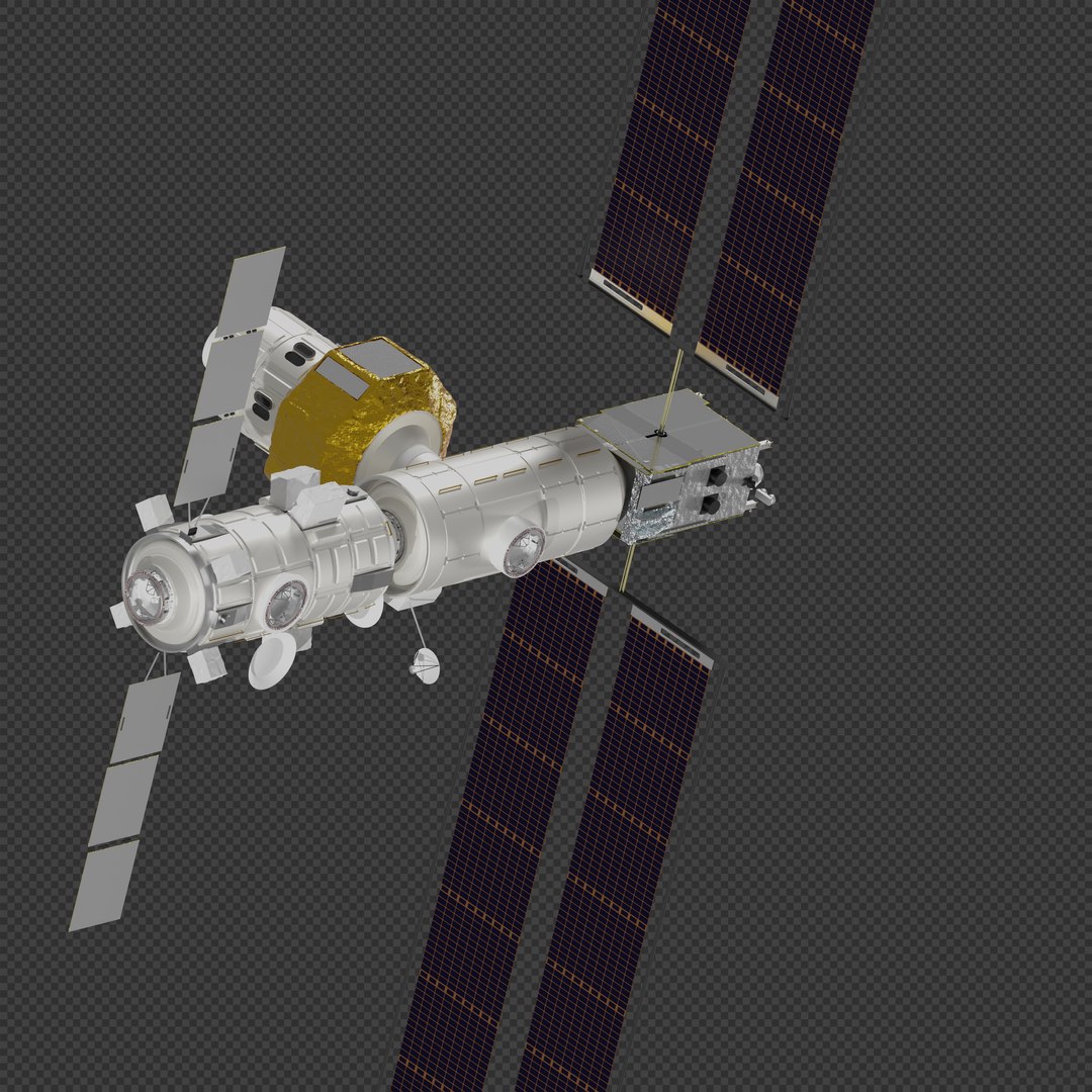 3D Lunar Gateway Space Station Model - TurboSquid 2131442