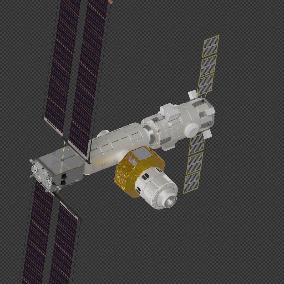 3D Lunar Gateway Space Station Model - TurboSquid 2131442