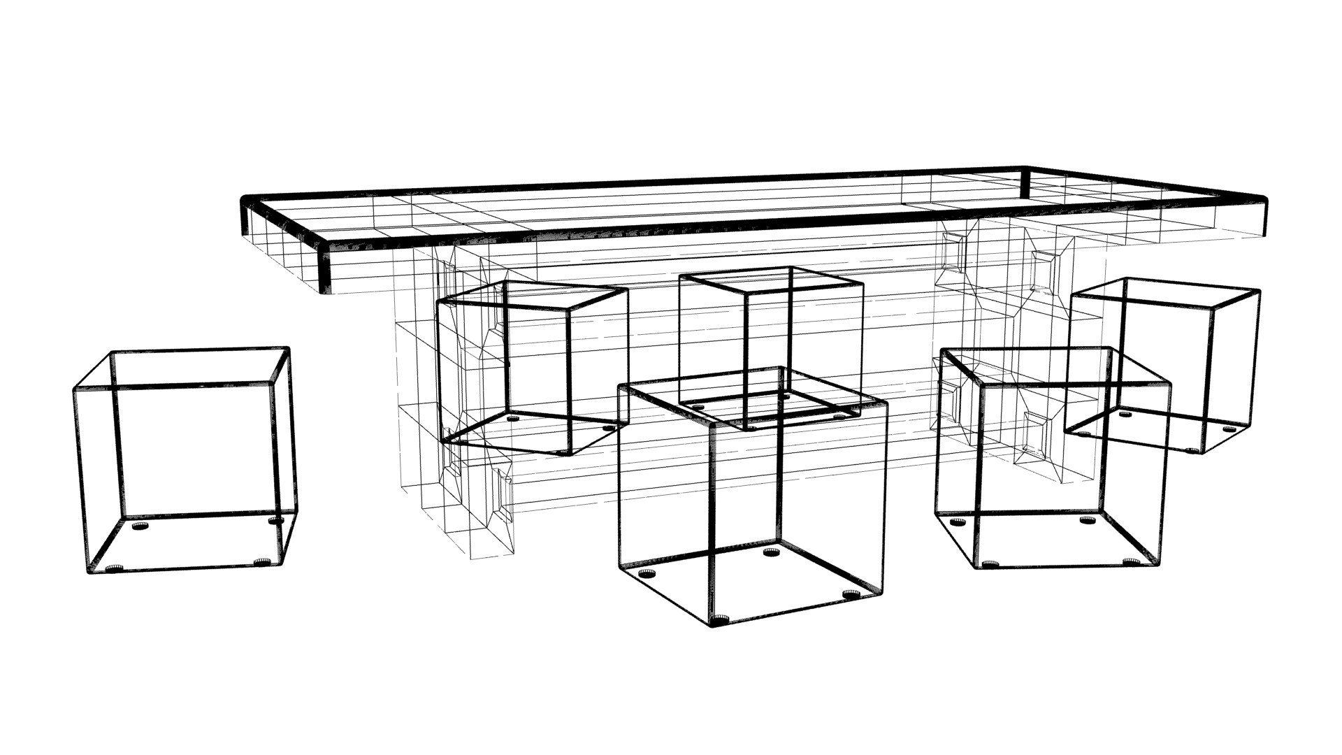3d Model Boardroom Table