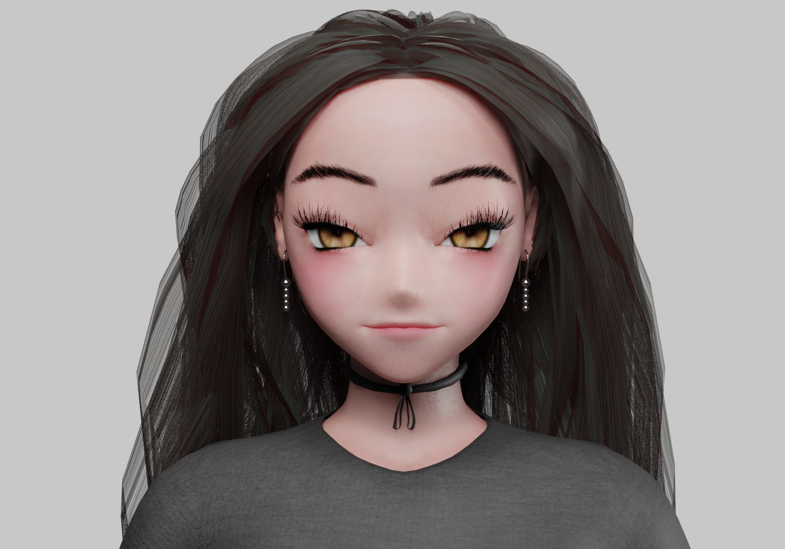 3d Cute Classic Girl V31480 Turbosquid 2272035