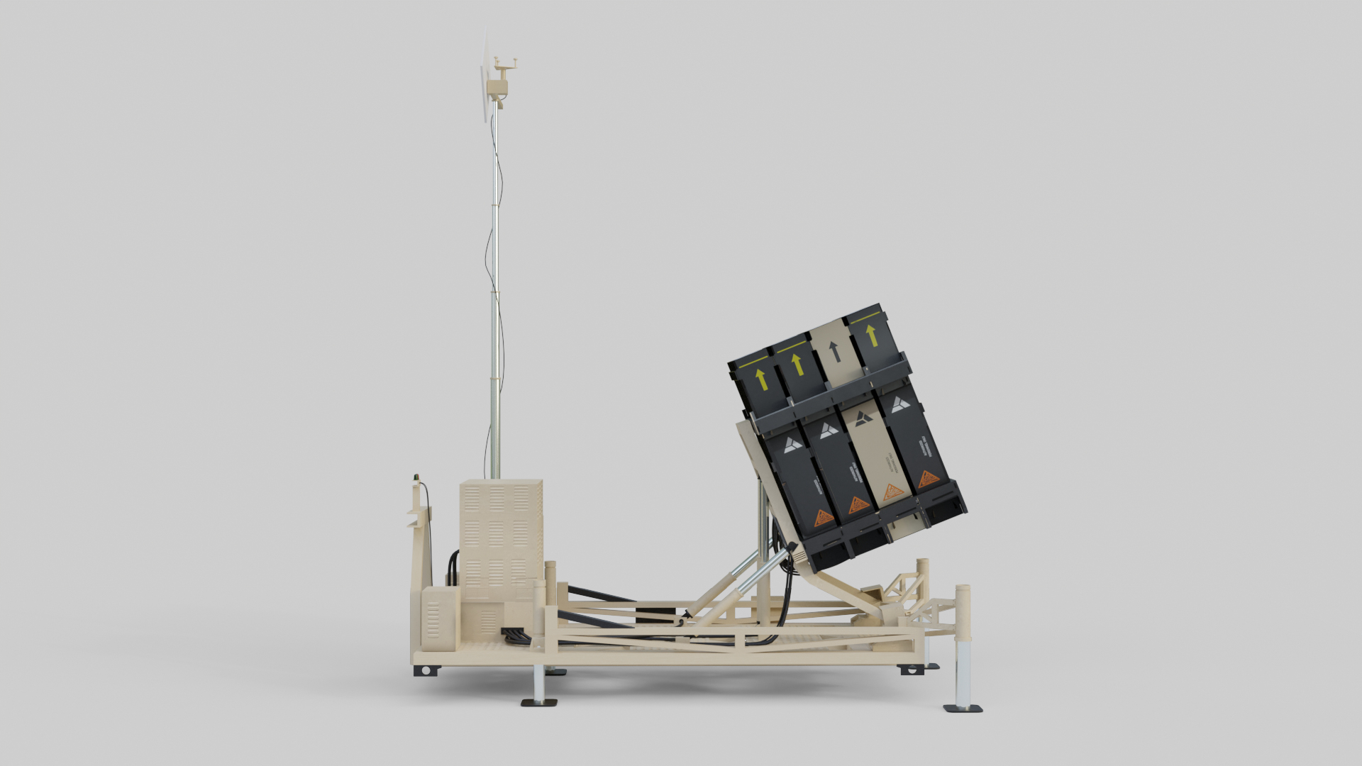 Iron Dome Air Defense System 3D Model - TurboSquid 2411967