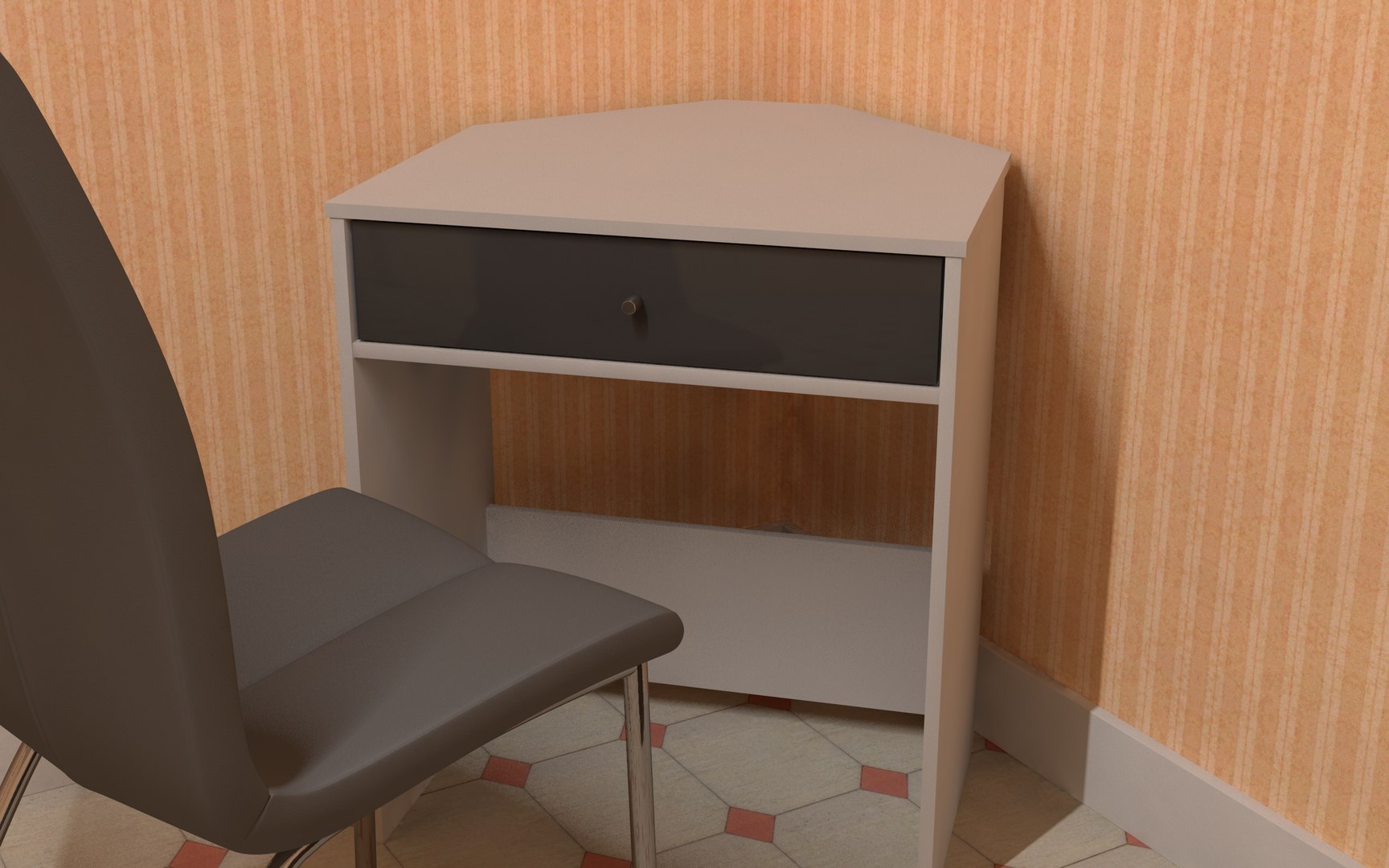 Corner table 3D model | 1145852 | TurboSquid