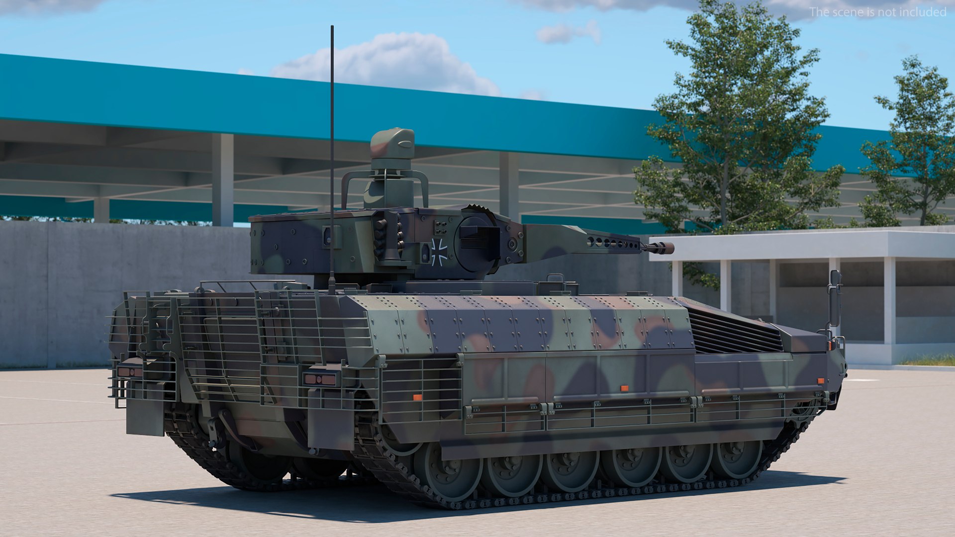 3D Puma German IFV Military Tank Green Rigged - TurboSquid 2290786