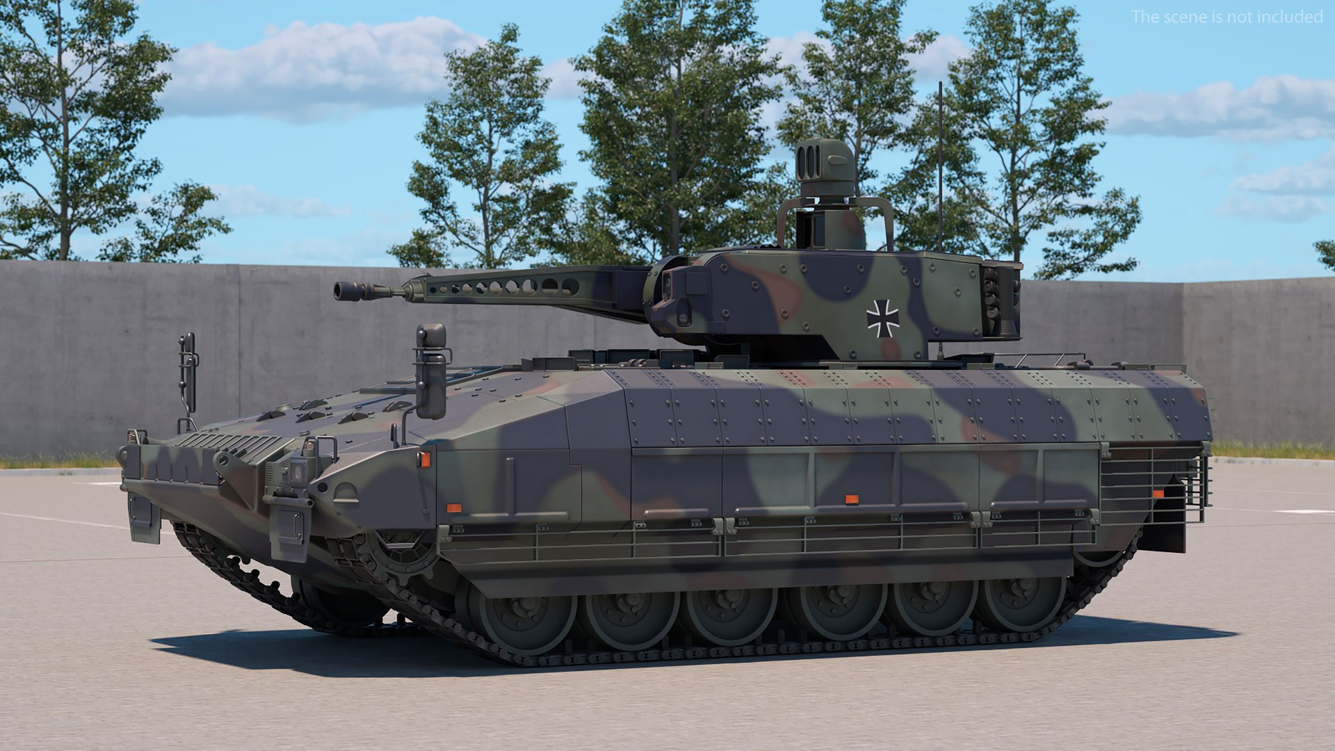 3D Puma German IFV Military Tank Green Rigged - TurboSquid 2290786