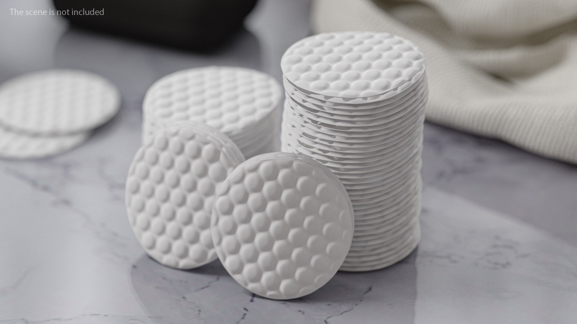 Cosmetic Cotton Pads 3D Model - TurboSquid 2051063