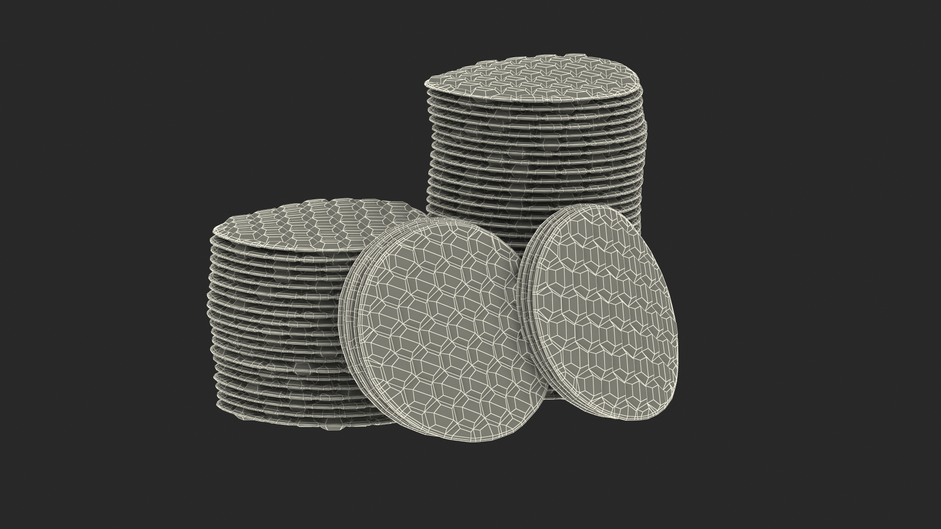 Cosmetic Cotton Pads 3D Model - TurboSquid 2051063