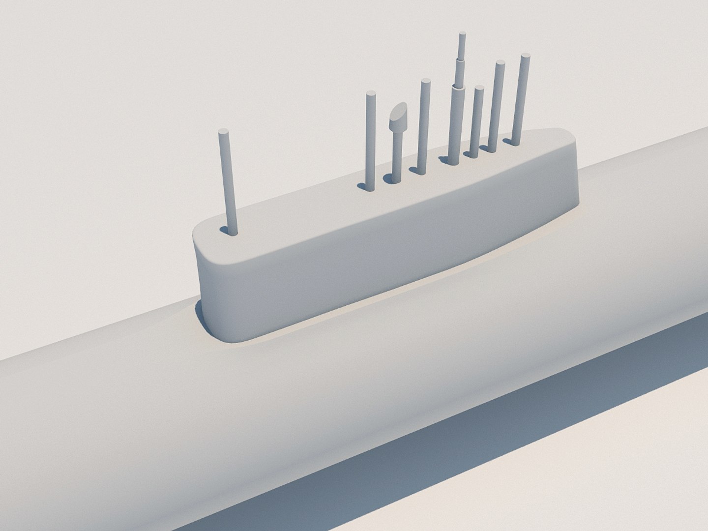 K-278 Komsomolets Submarine Soviet 3d Model