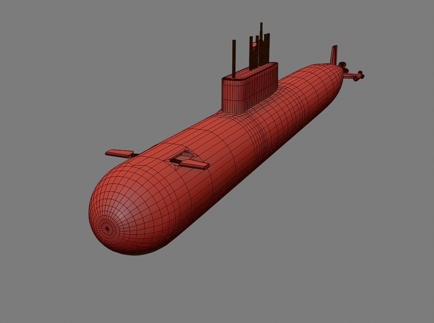 K-278 Komsomolets Submarine Soviet 3d Model