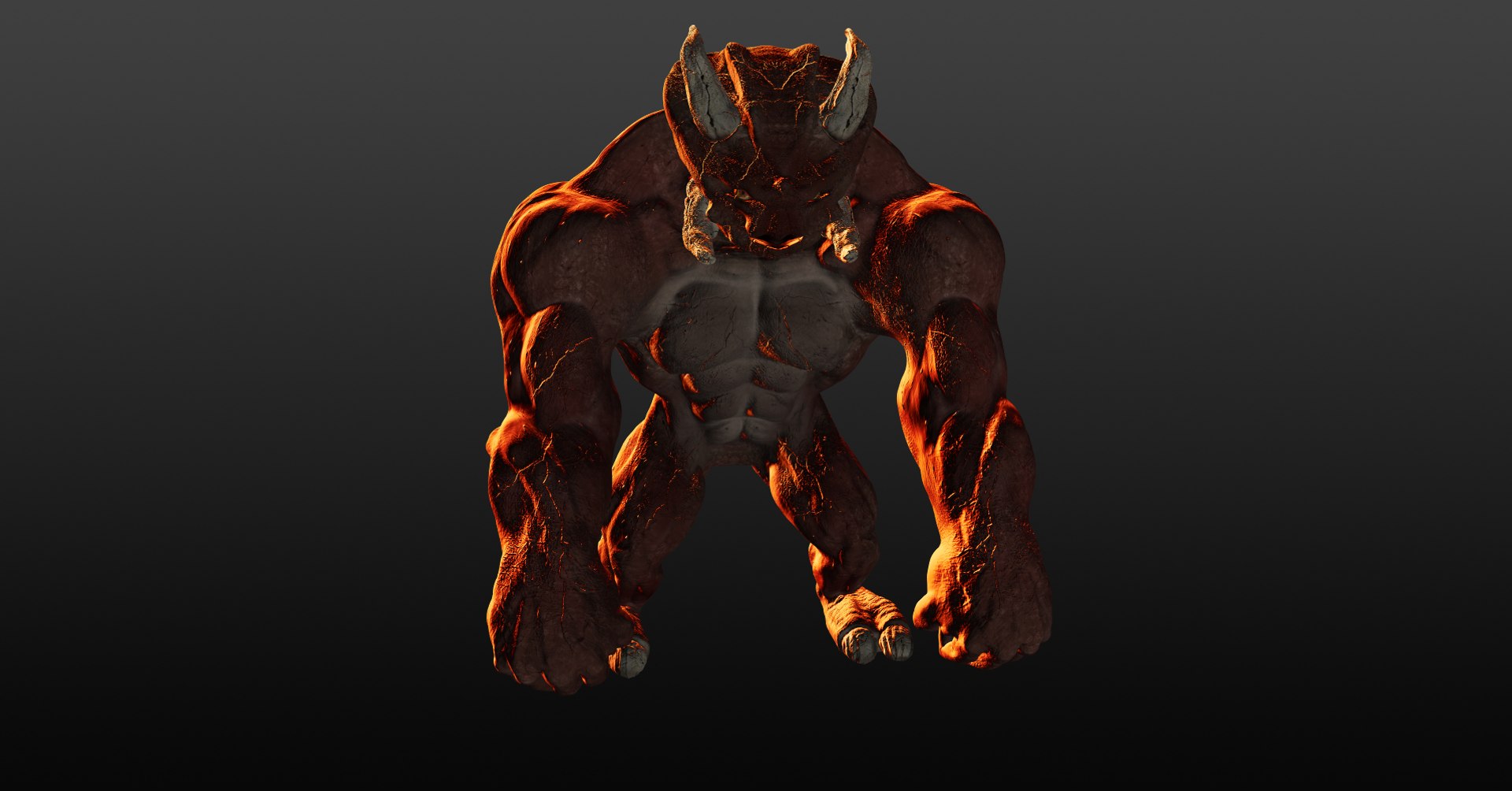 Demon Monster 3d Obj