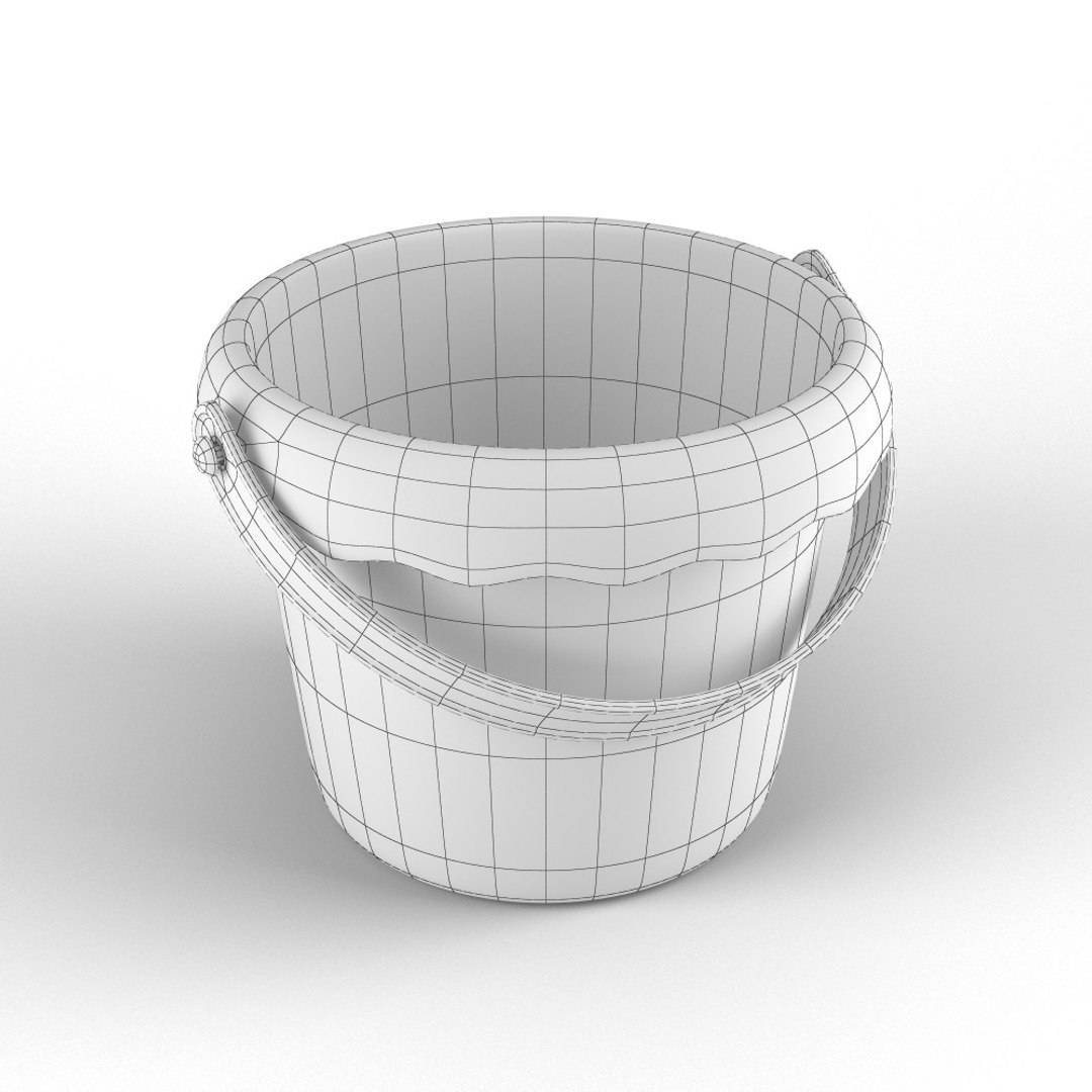 3d Children S Toy Bucket Model