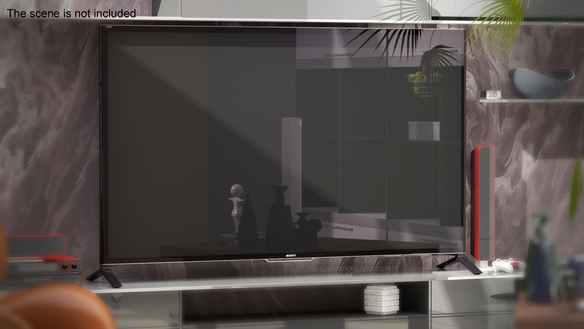Sony Smart 3D 4K Ultra HD TV 3D - TurboSquid 2150151
