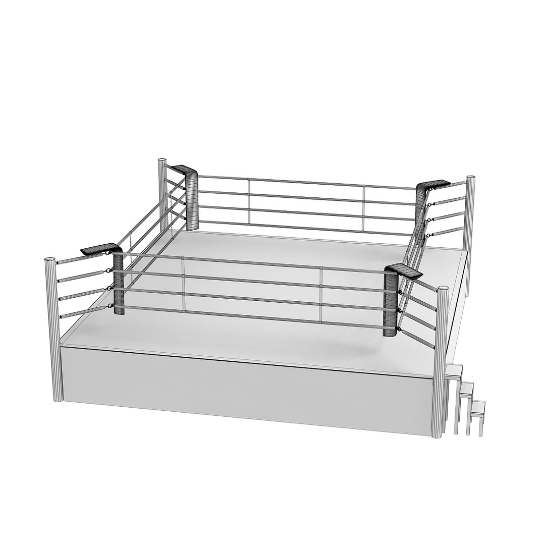 3D Model Boxing Ring - TurboSquid 1549931