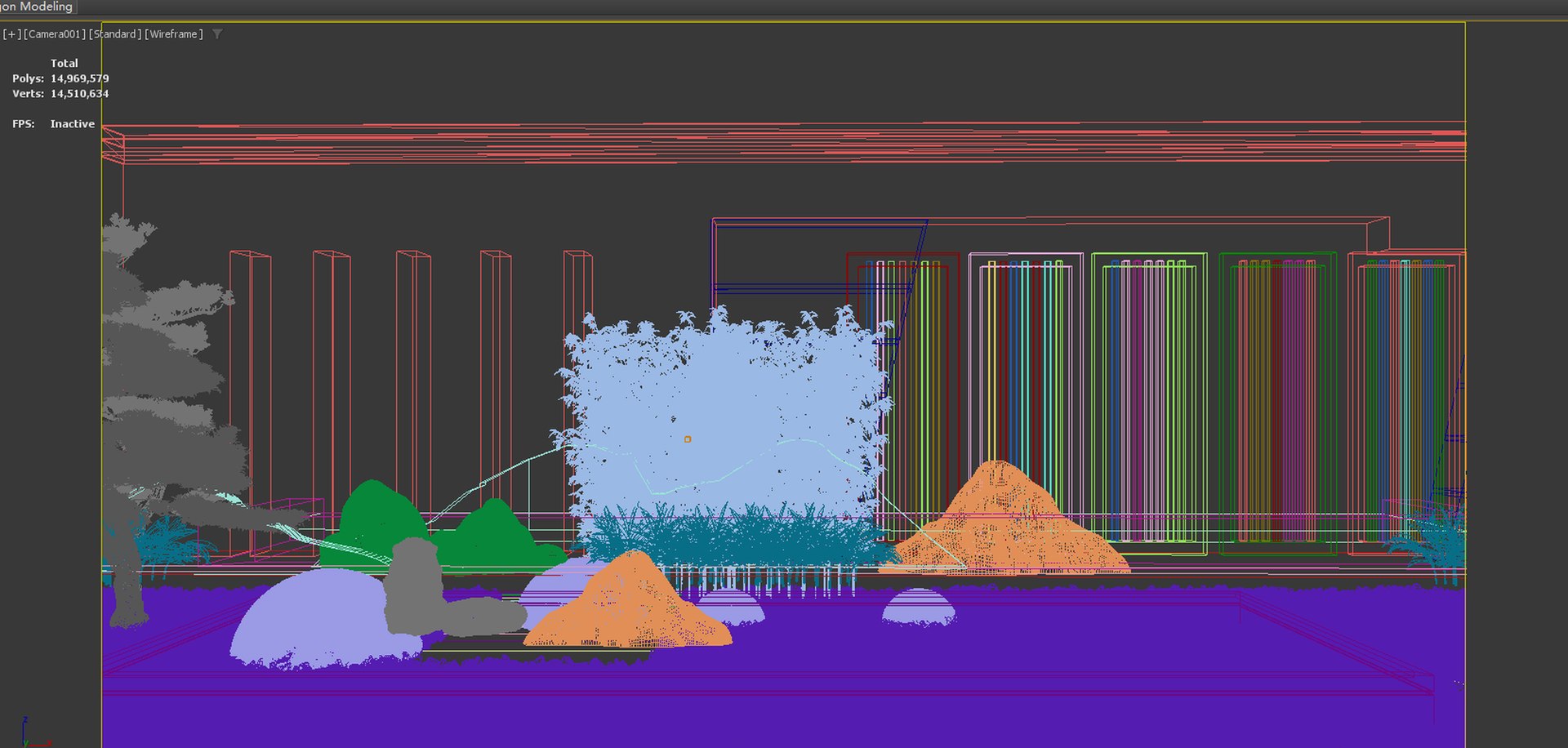 3D Modern water feature sketch model model - TurboSquid 2057820