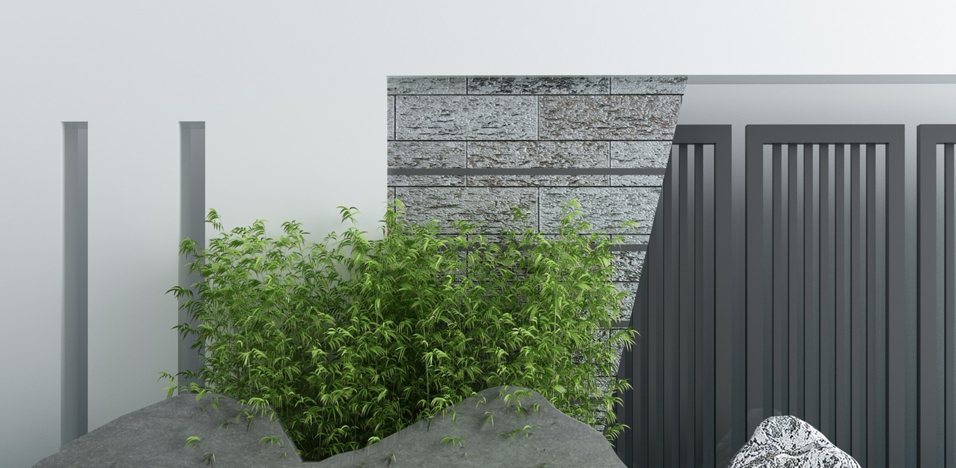 3D Modern water feature sketch model model - TurboSquid 2057820