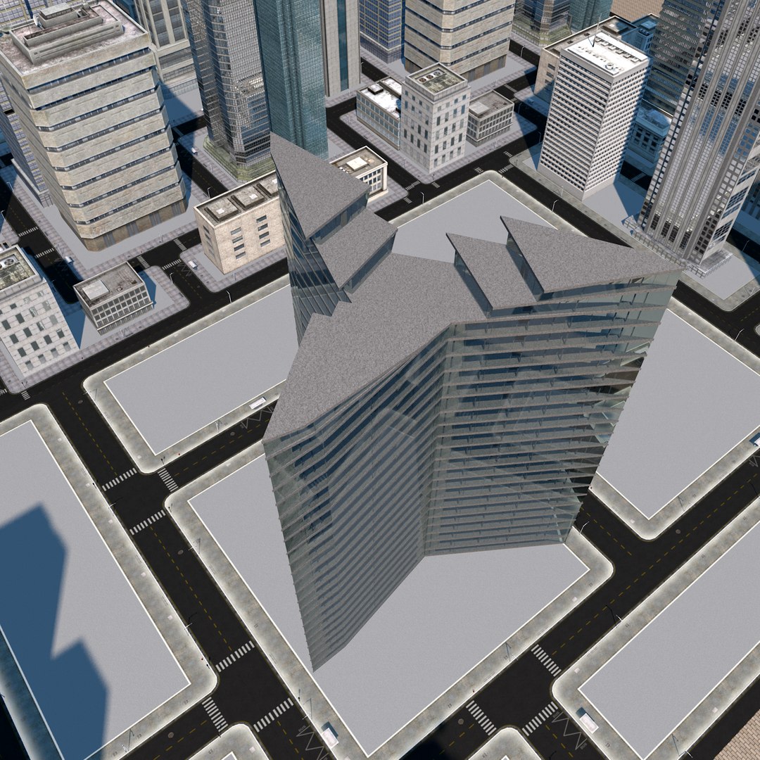 Building Skyscraper Architecture 3D Model - TurboSquid 1431315
