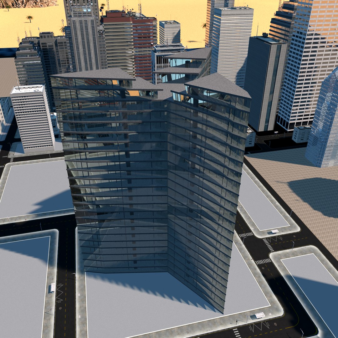 Building Skyscraper Architecture 3D Model - TurboSquid 1431315