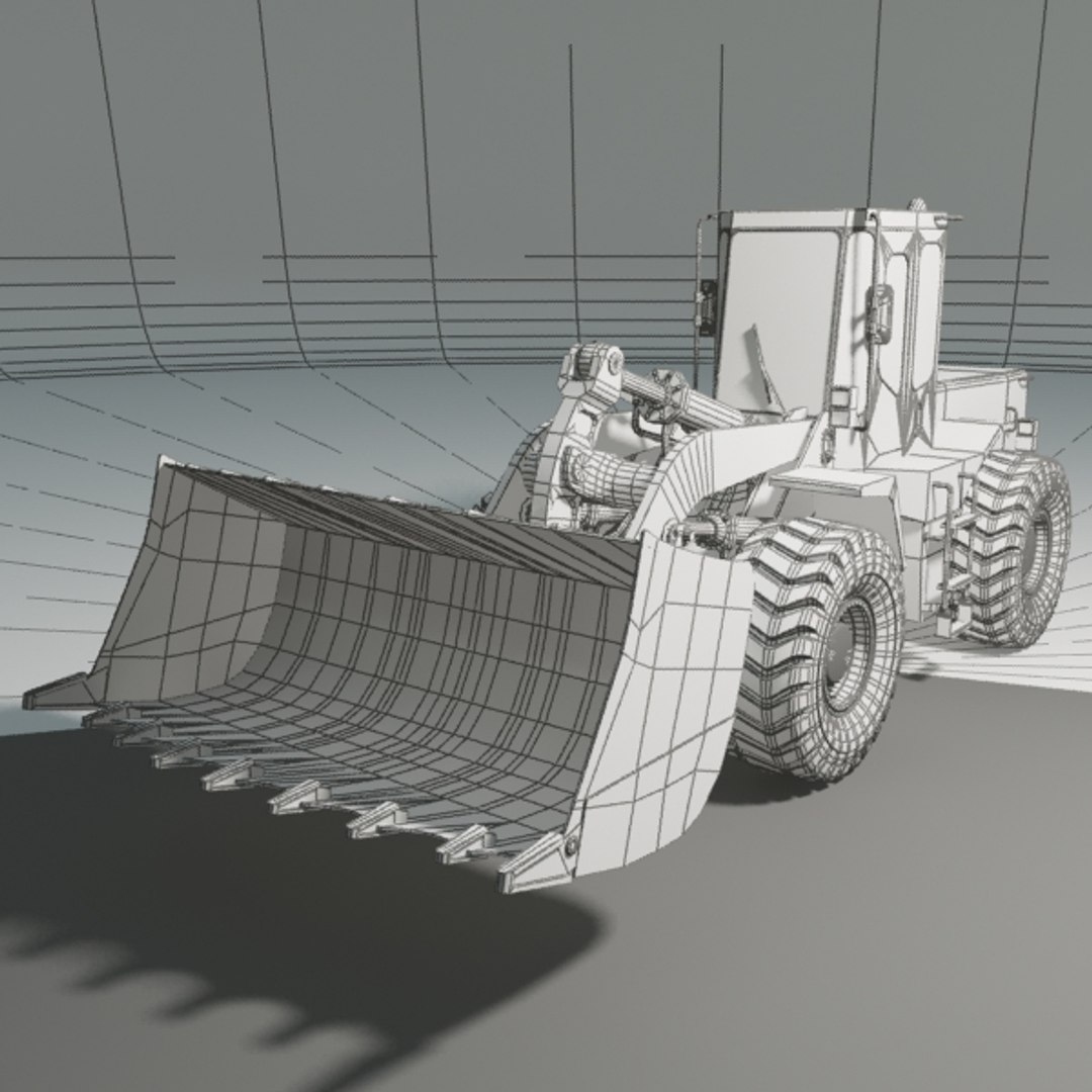 Wheel Loader 3d Max