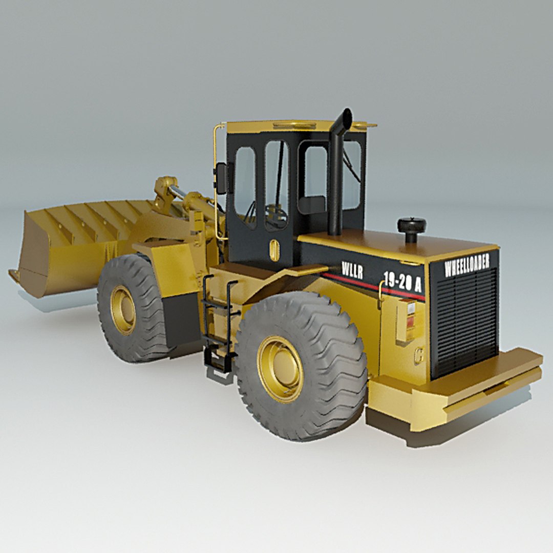 Wheel Loader 3d Max