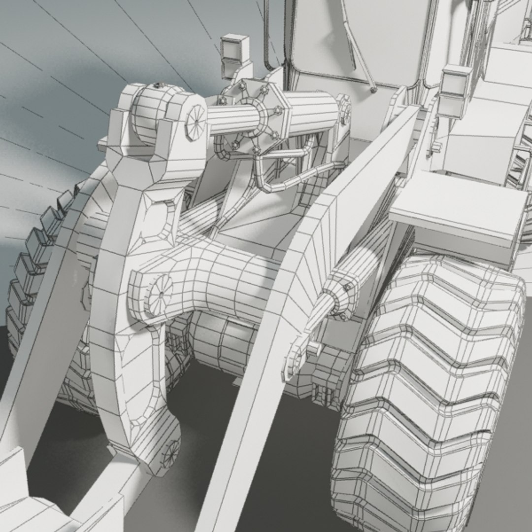 Wheel Loader 3d Max