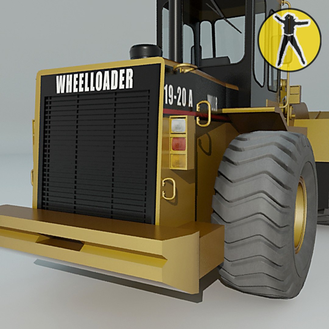 Wheel Loader 3d Max