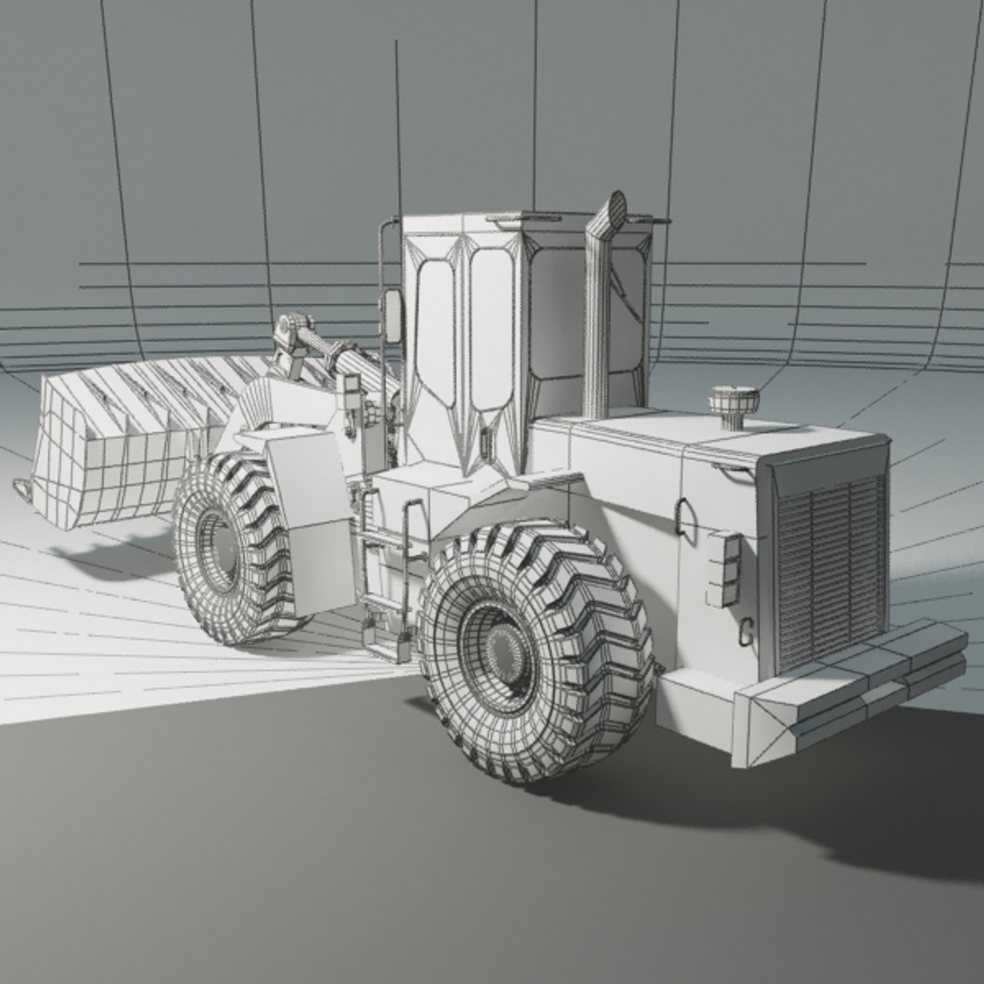 Wheel Loader 3d Max