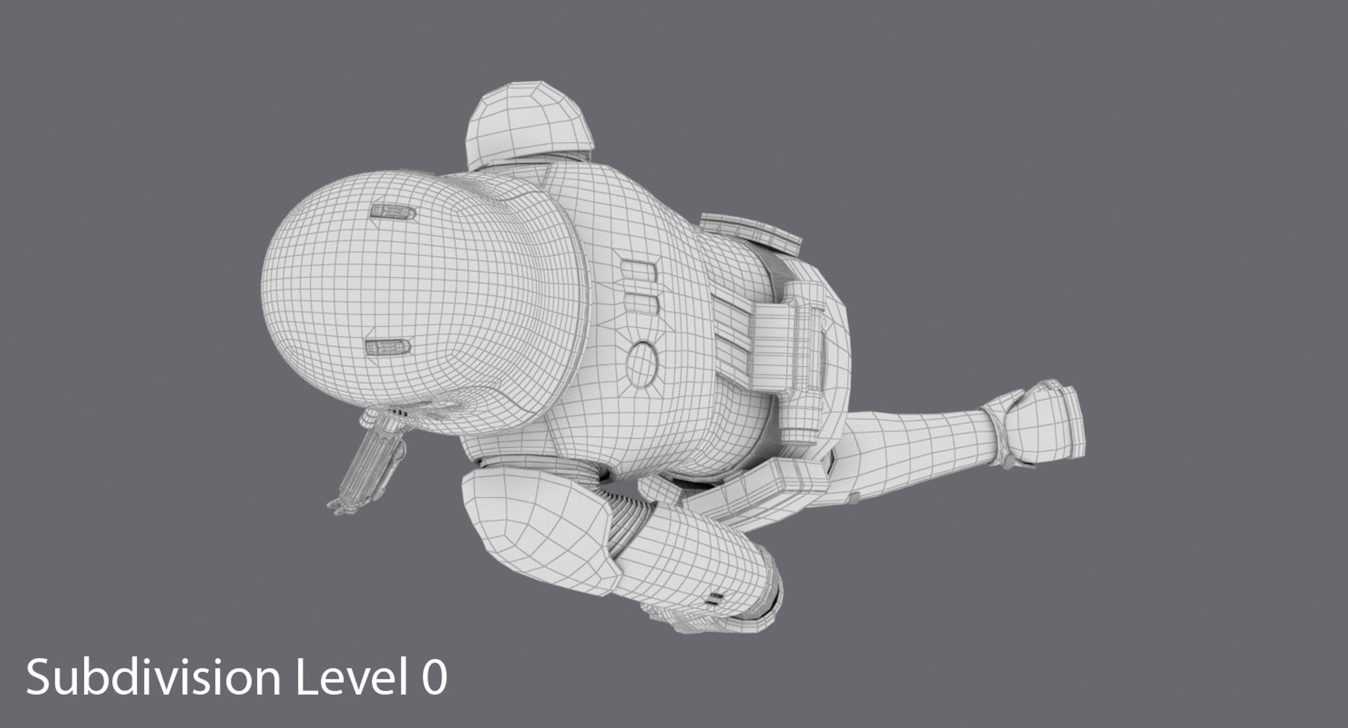 Running Stormtrooper 3d Model