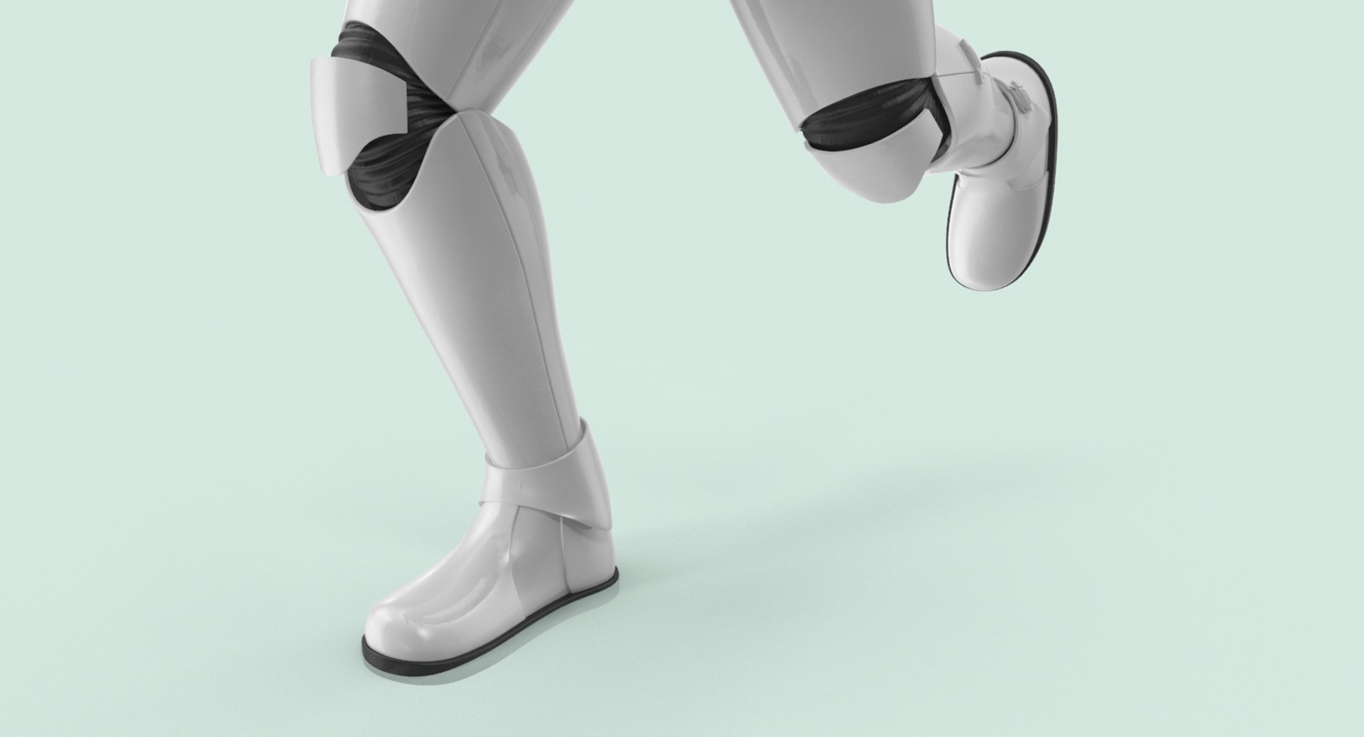 Running Stormtrooper 3d Model