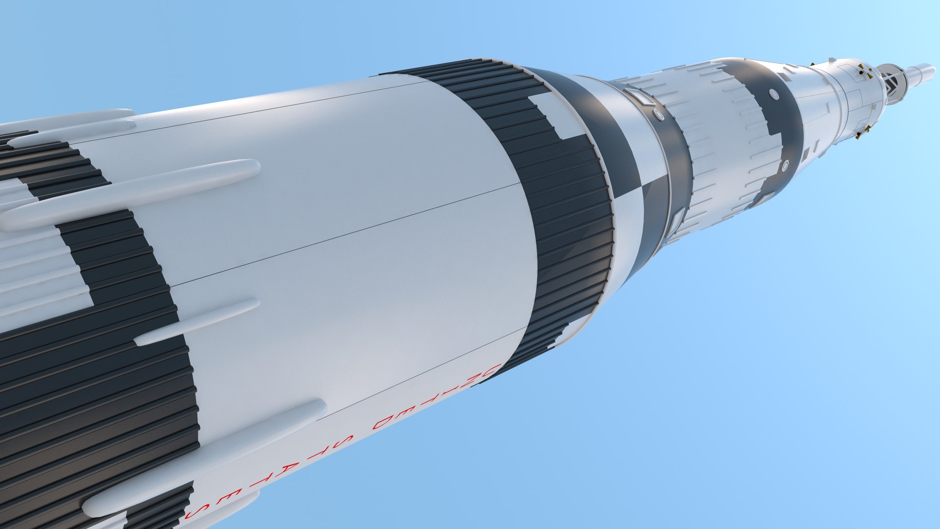 3D Apollo 11 Saturn V Rocket - TurboSquid 2080529