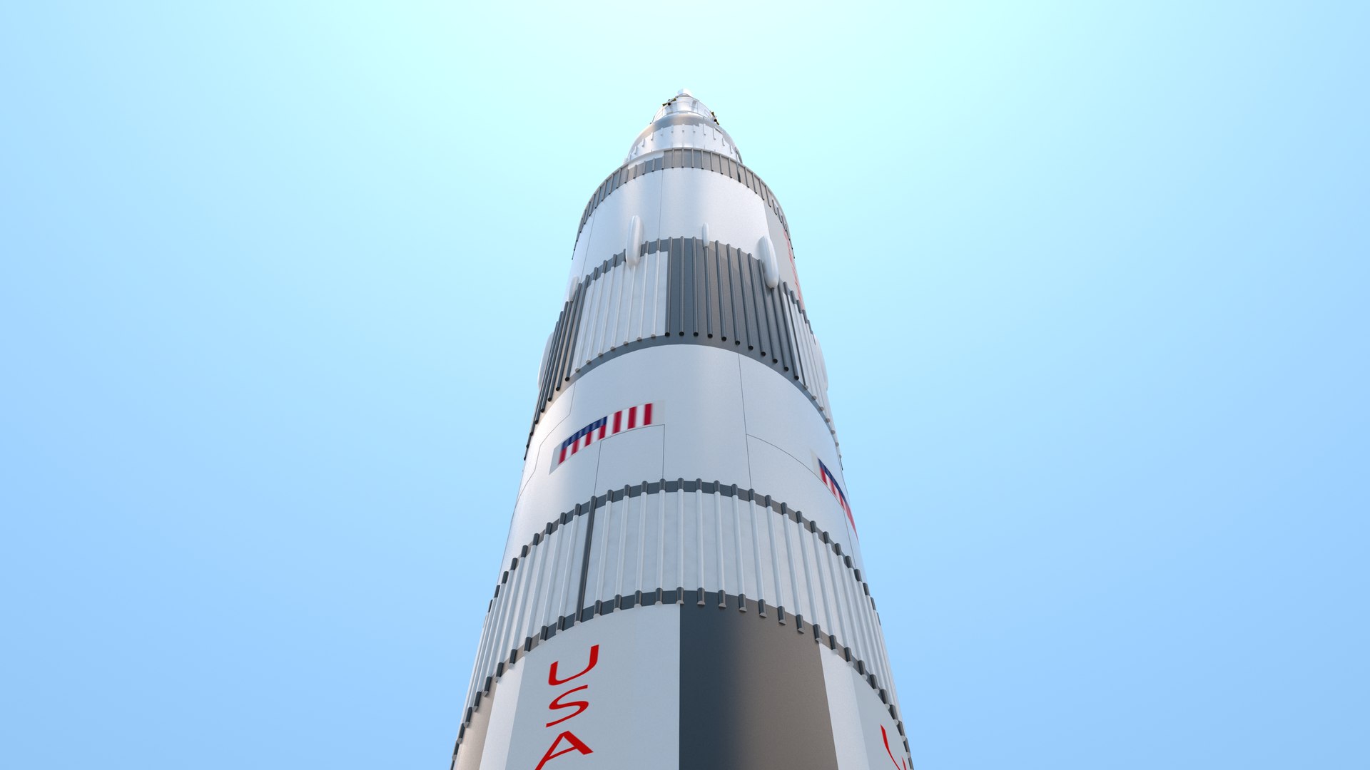 3D Apollo 11 Saturn V Rocket - TurboSquid 2080529