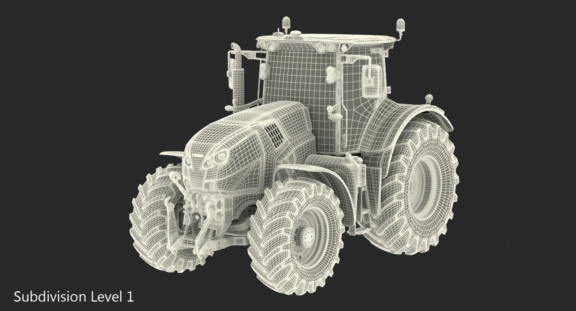 3D tractor claas axion 800 model - TurboSquid 1368310