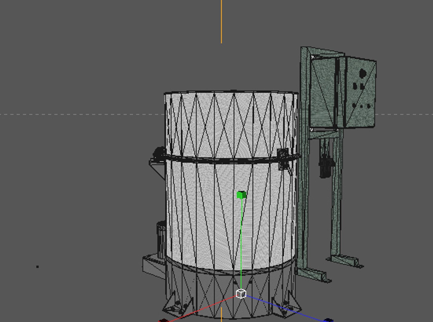 3d Spinner Food Process Model