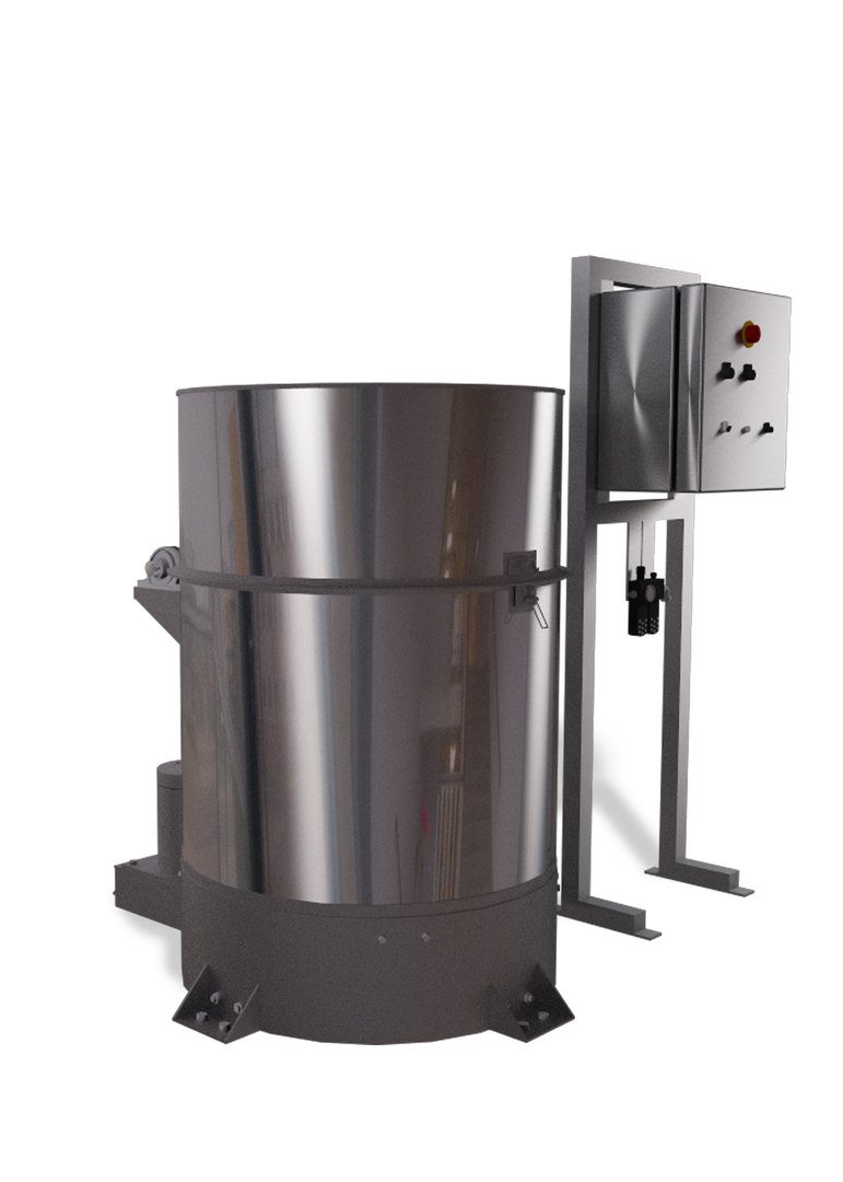 3d Spinner Food Process Model