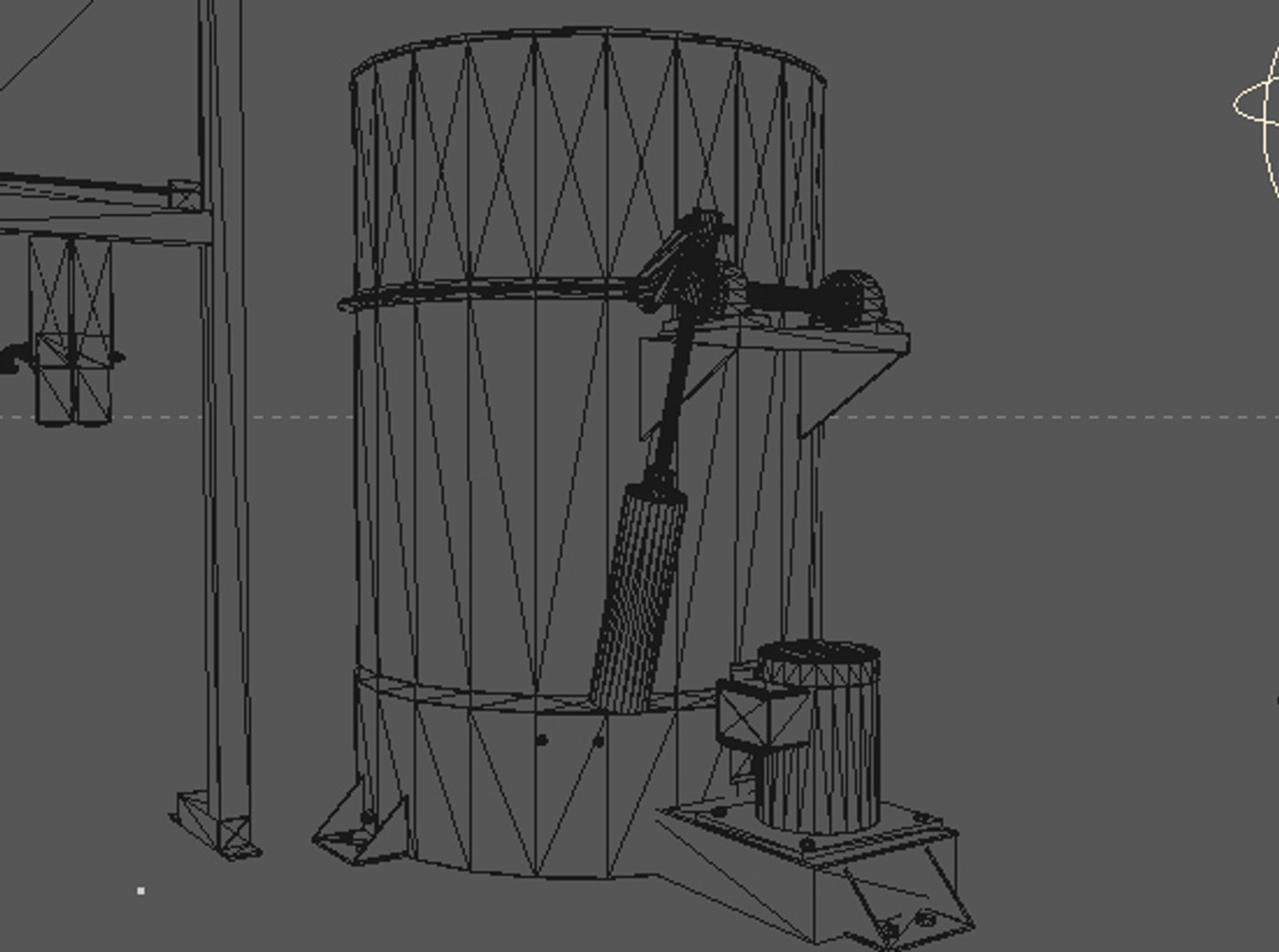 3d Spinner Food Process Model