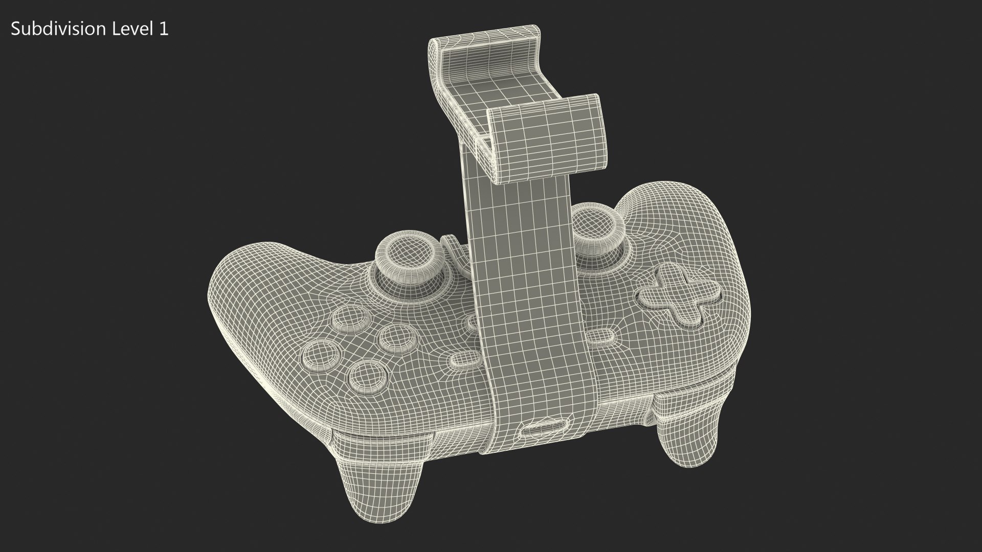 Google stadia controller phone 3D - TurboSquid 1636760